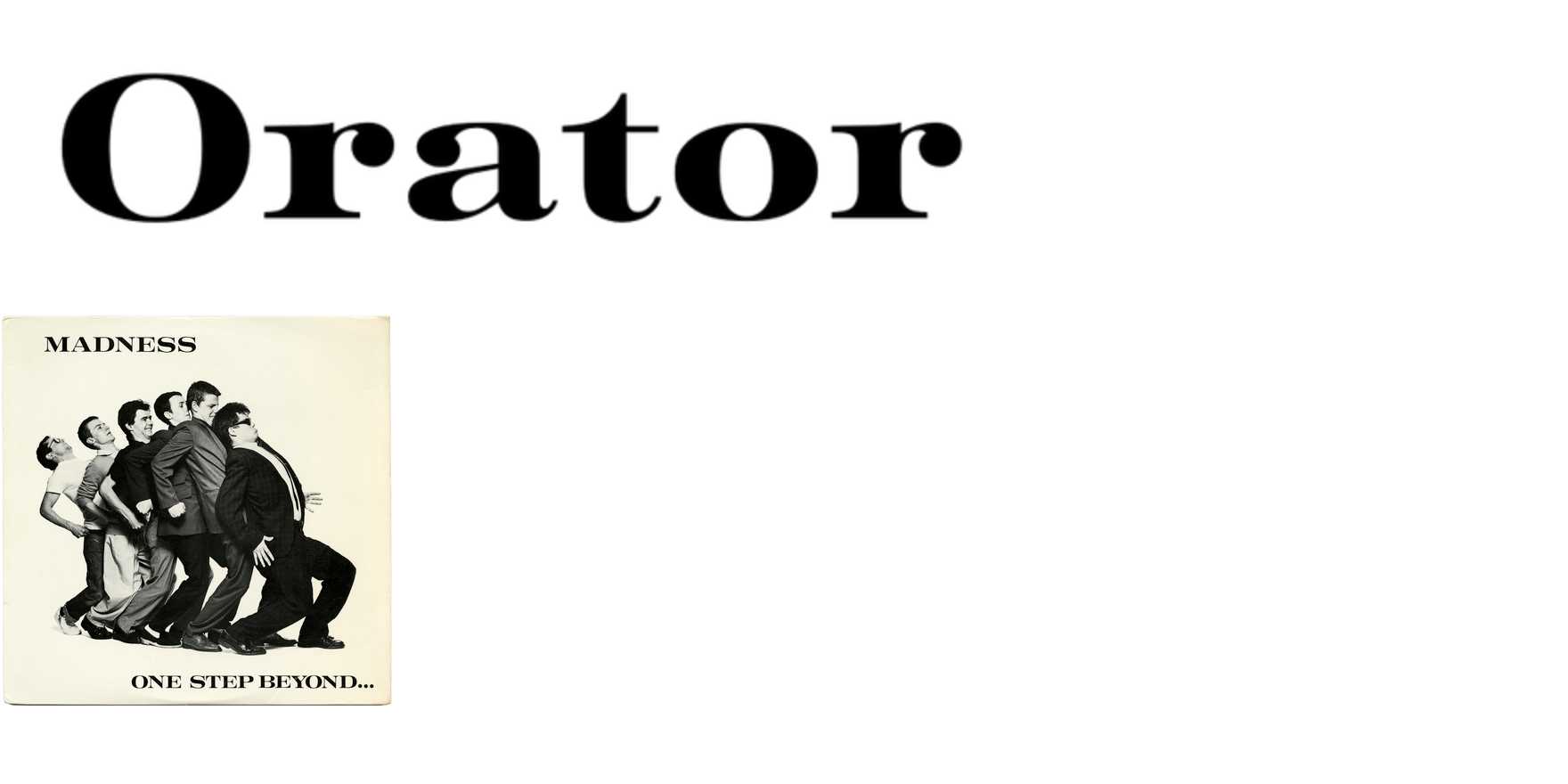 Orator in use - Fonts In Use