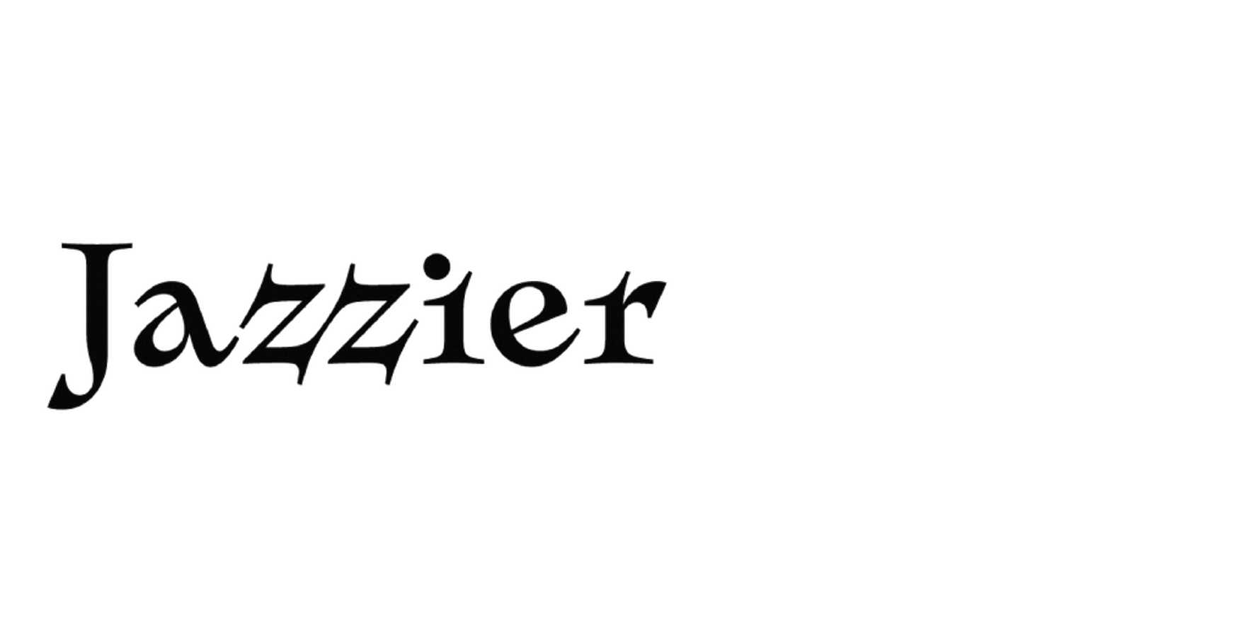 Jazzier in use - Fonts In Use