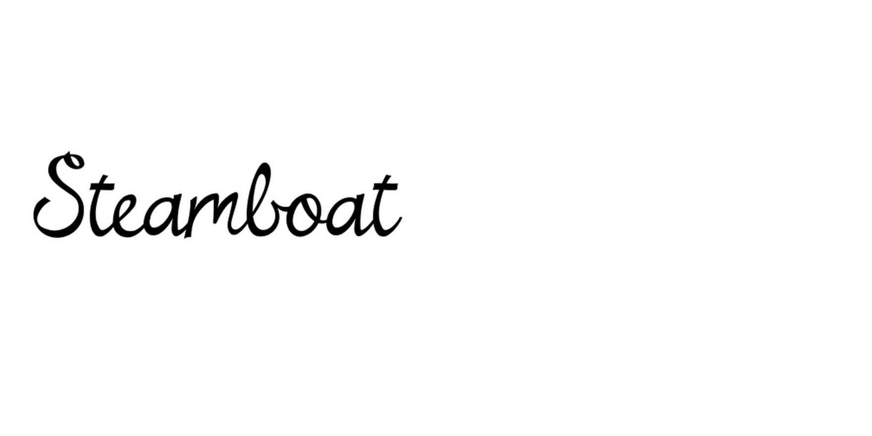 Steamboat (Atlantic Fonts) in use - Fonts In Use