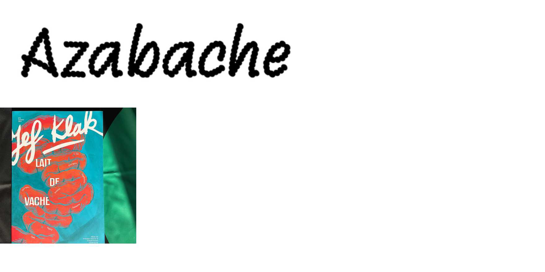 Azabache in use - Fonts In Use