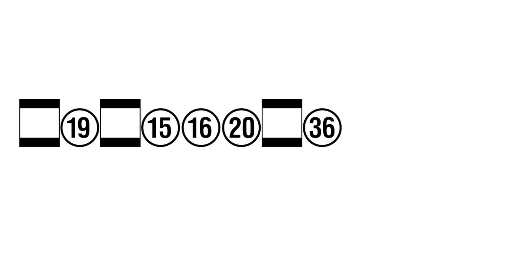 Numerics in use - Fonts In Use