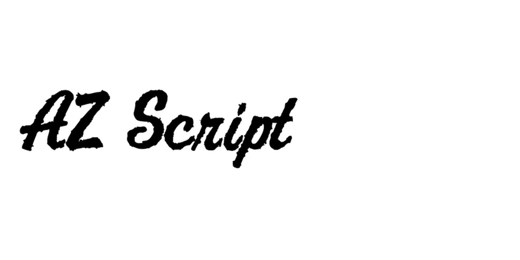 AZ Script in use - Fonts In Use