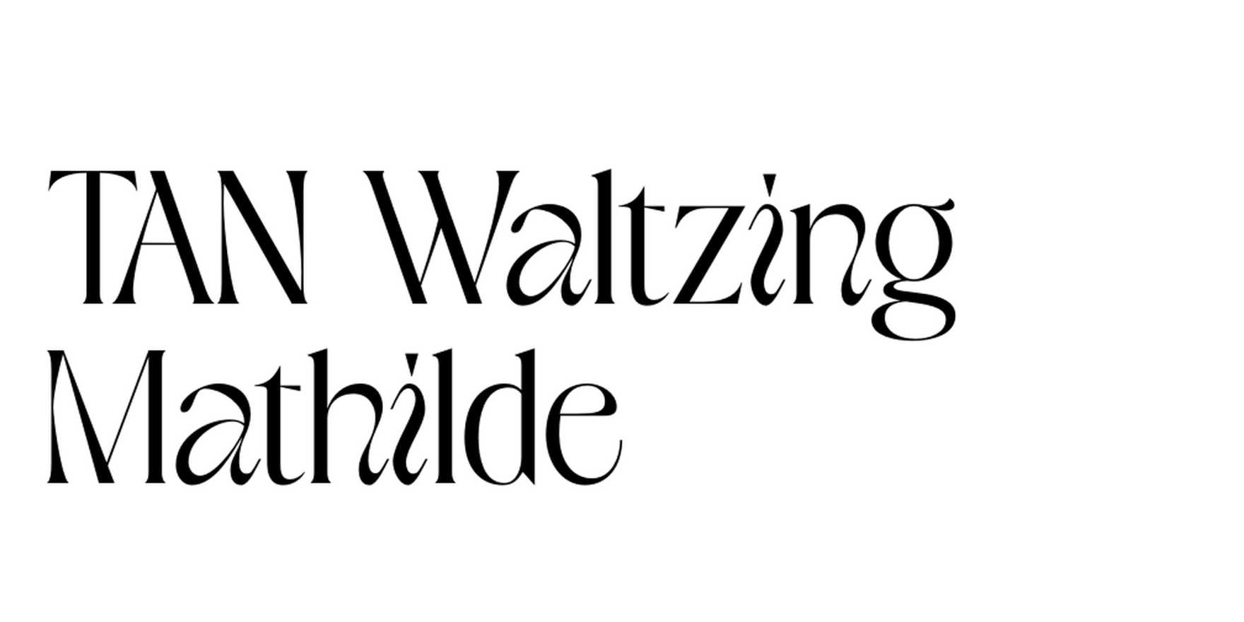 TAN Waltzing Mathilde in use - Fonts In Use