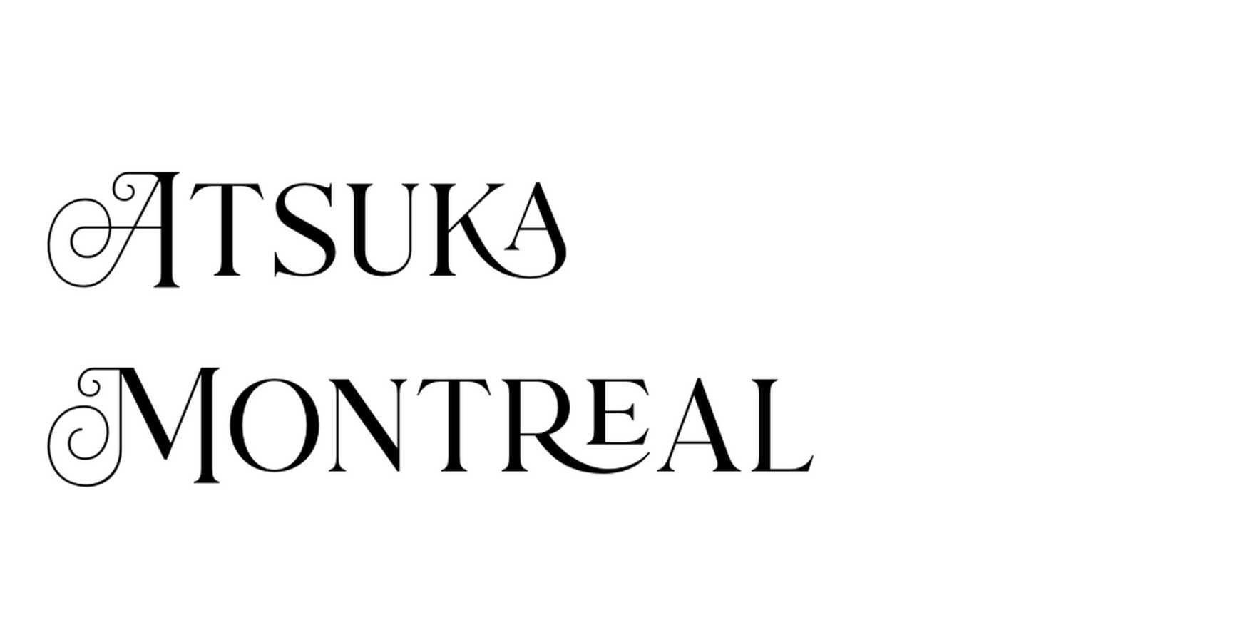 Atsuka Montreal in use - Fonts In Use