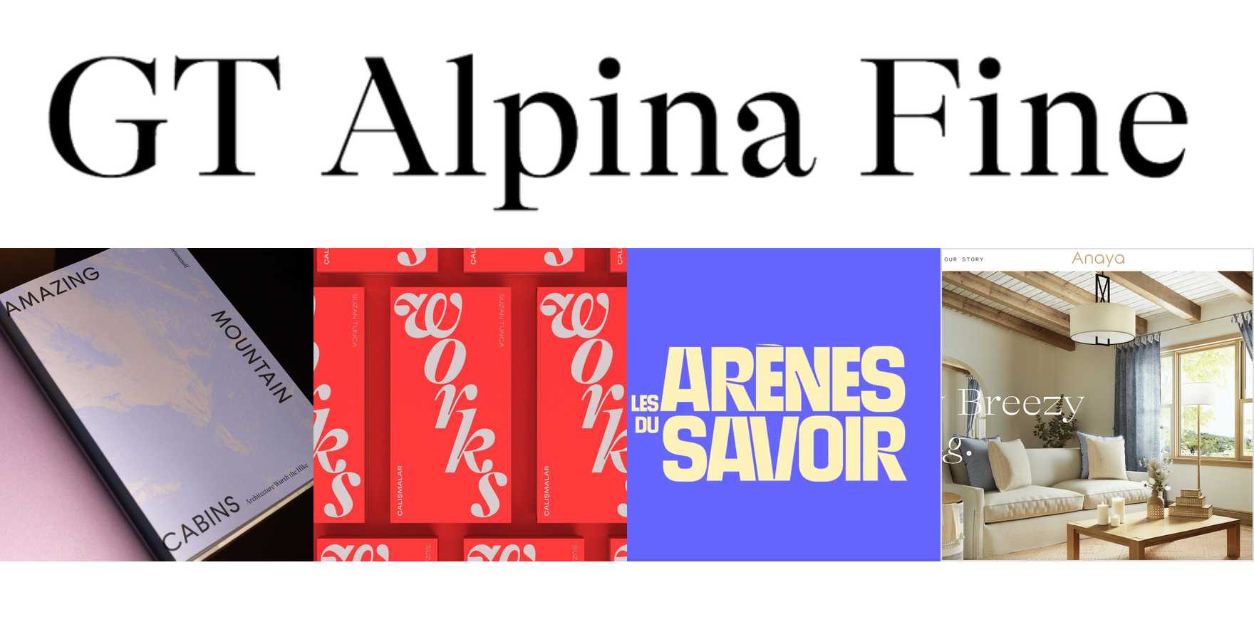 GT Alpina Fine in use - Fonts In Use