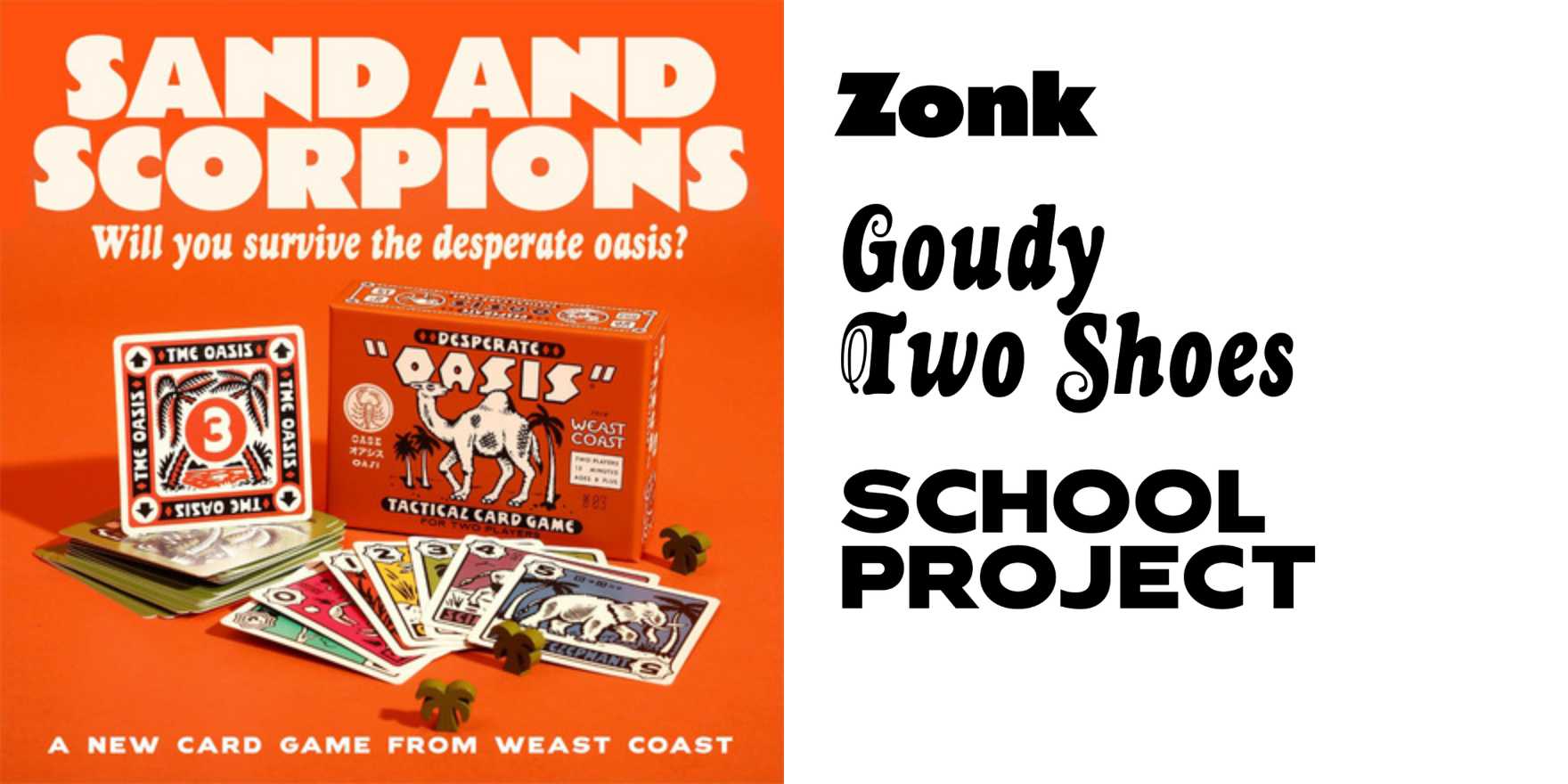 Desperate Oasis ad campaign - Fonts In Use