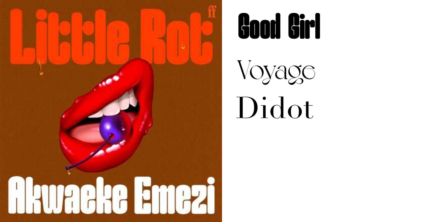 Little Rot by Akwaeke Emezi - Fonts In Use