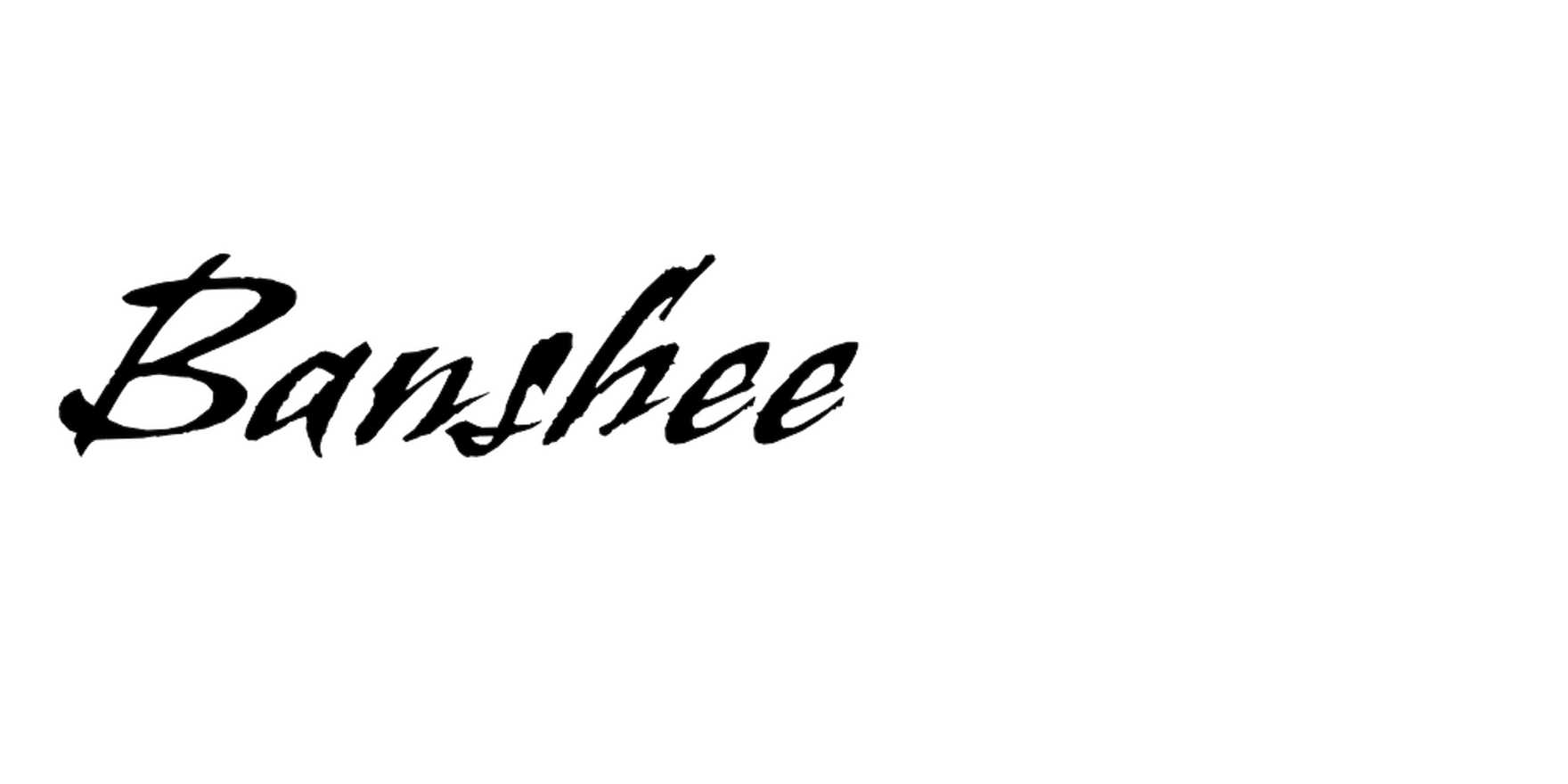 Banshee in use - Fonts In Use
