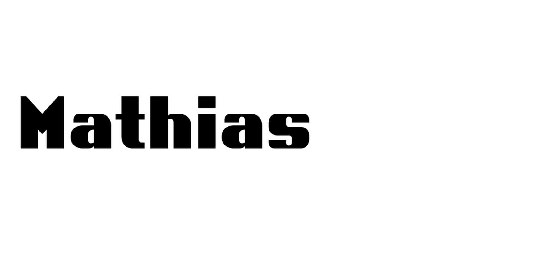Mathias in use - Fonts In Use