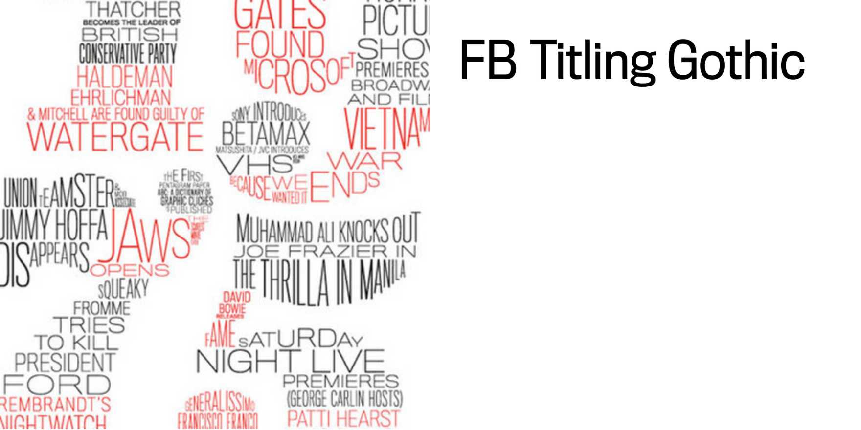 Pentagram’s 40 Posters for 40 Years: 1975 - Fonts In Use