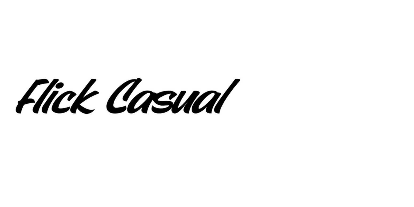 Flick Casual in use - Fonts In Use