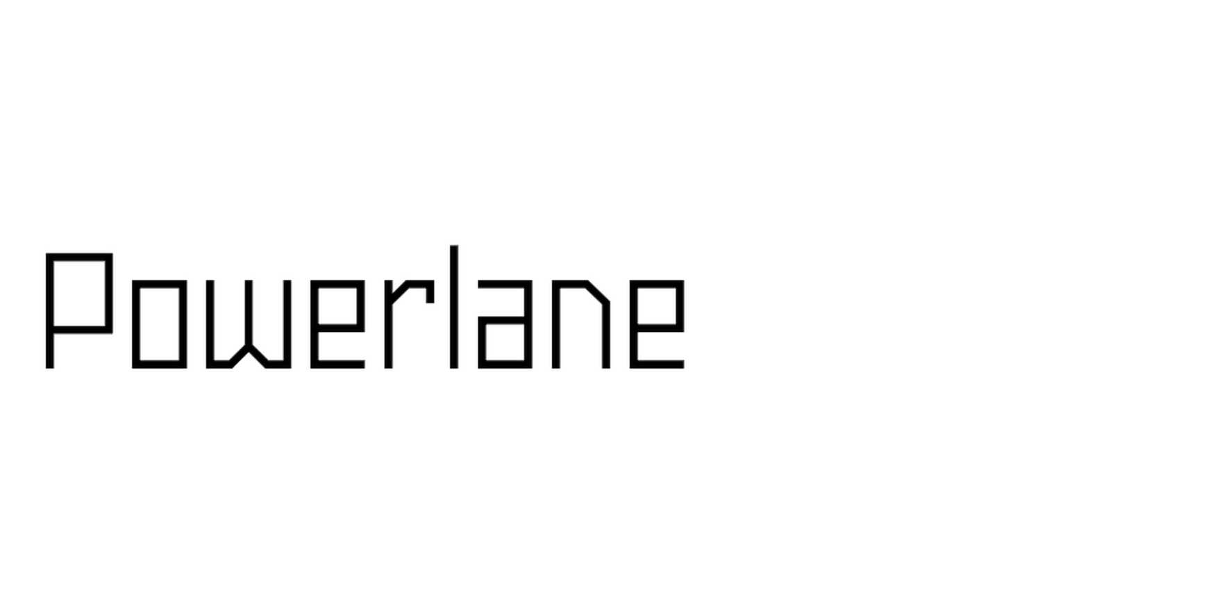 Powerlane in use - Fonts In Use