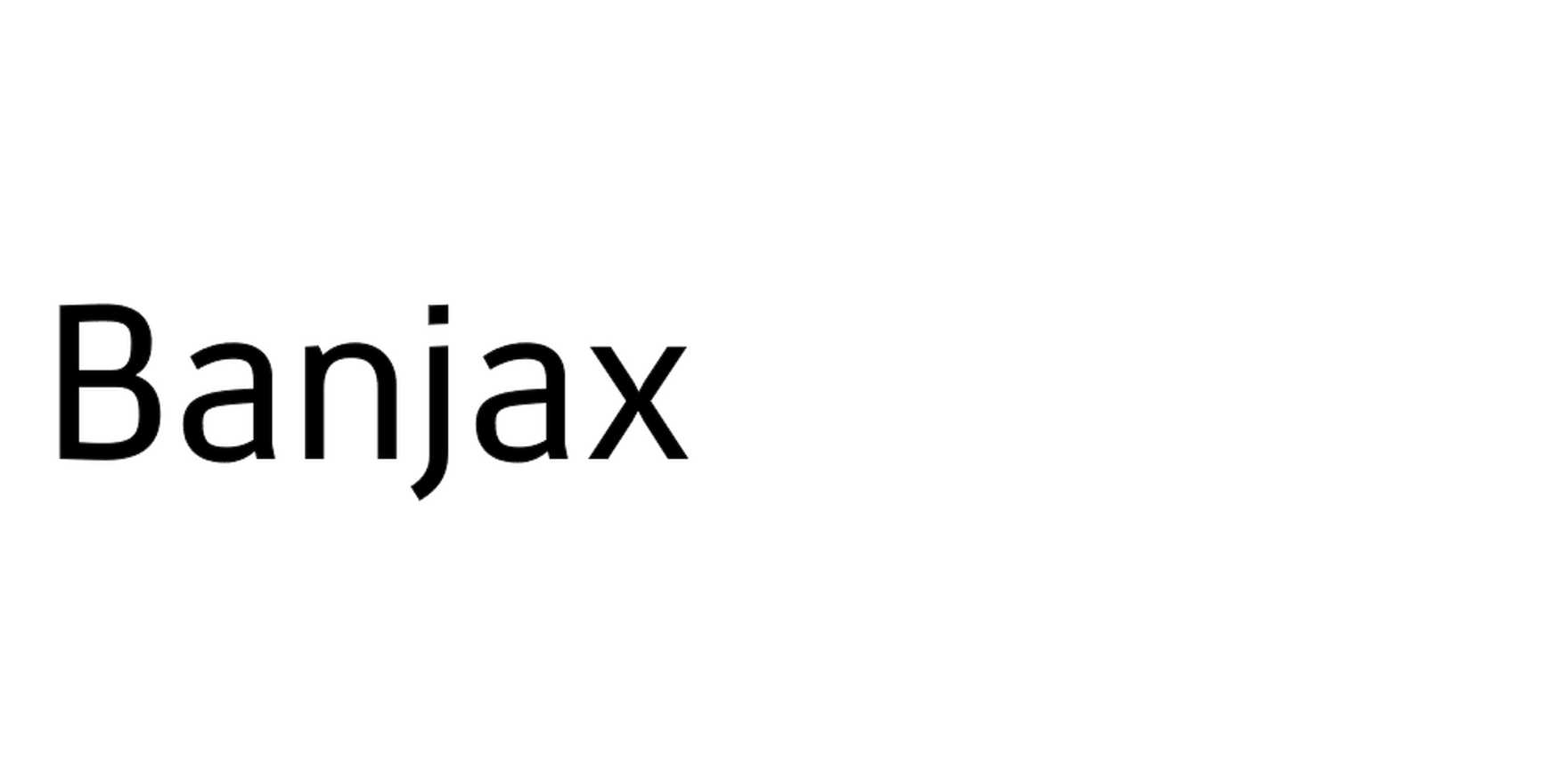 Banjax in use - Fonts In Use