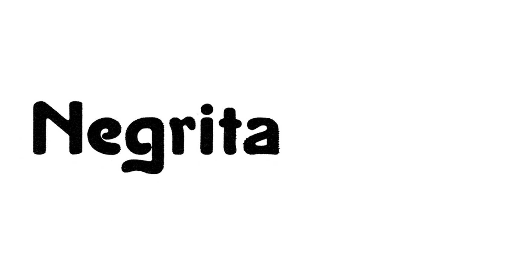 Negrita in use - Fonts In Use