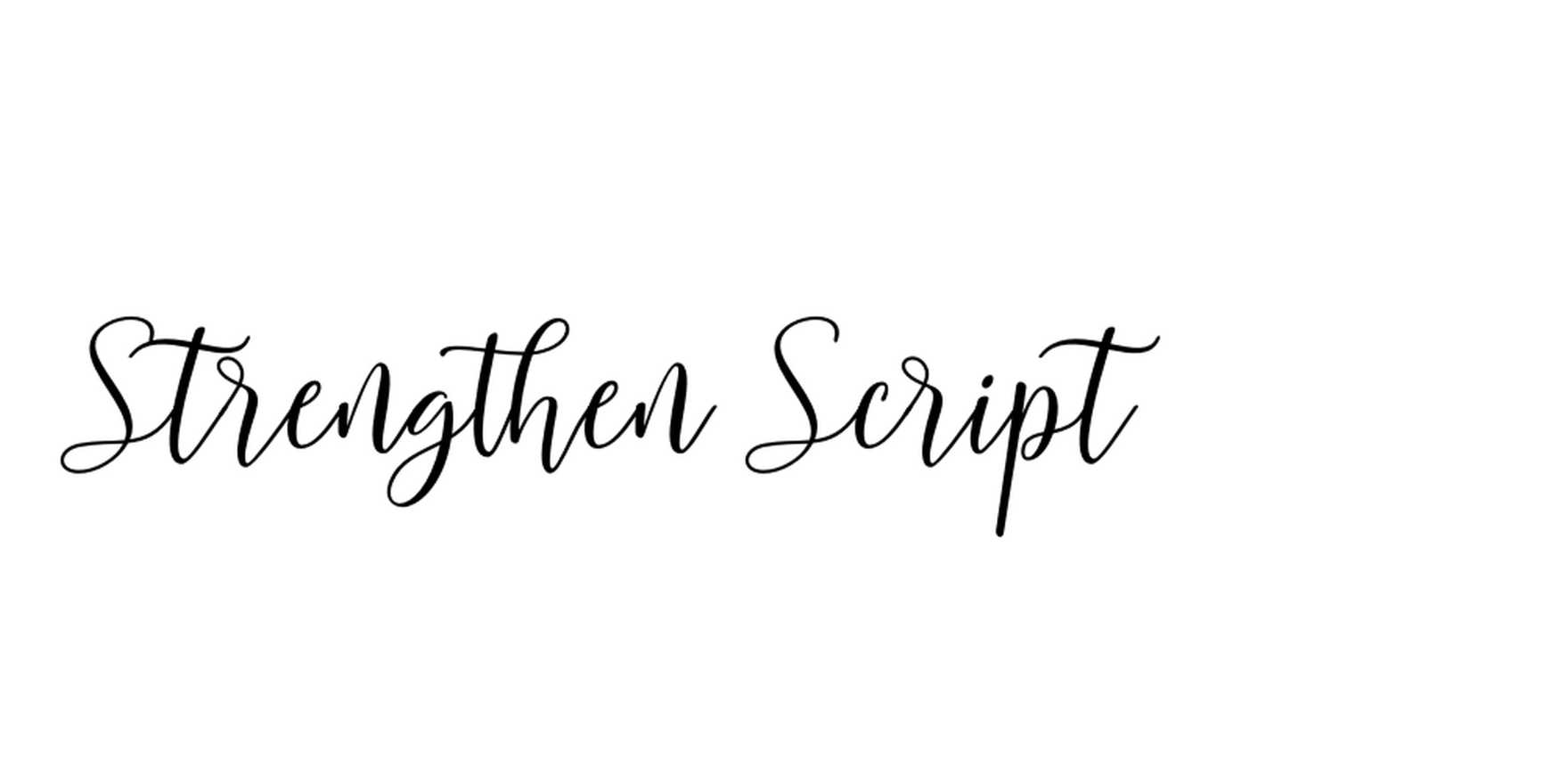 Strengthen Script in use - Fonts In Use