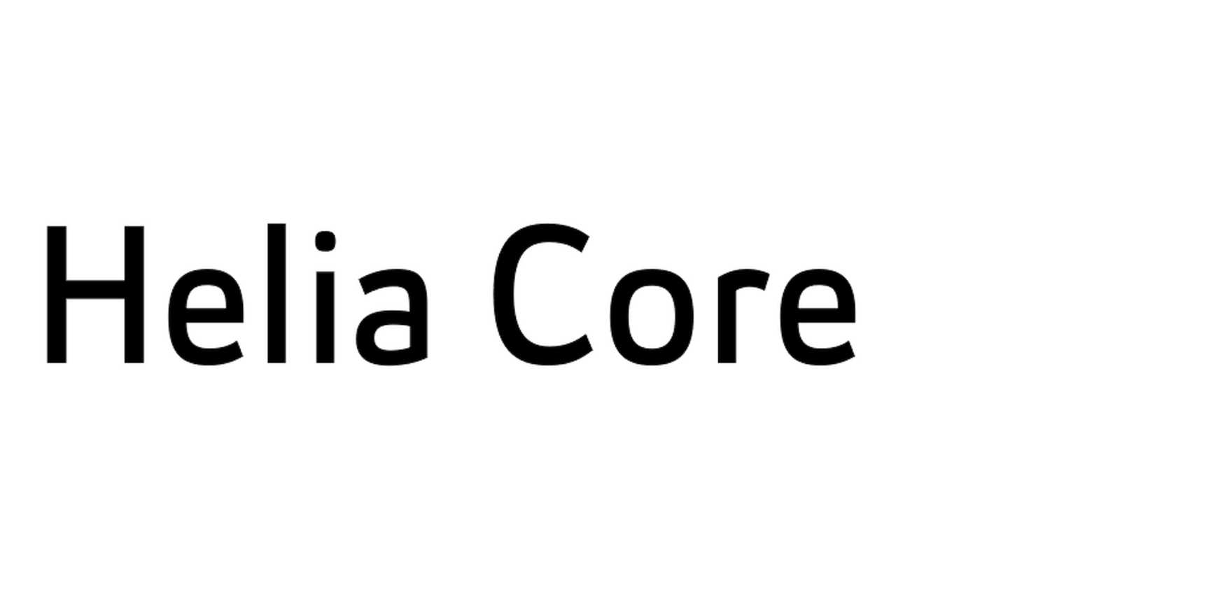 Helia Core in use - Fonts In Use