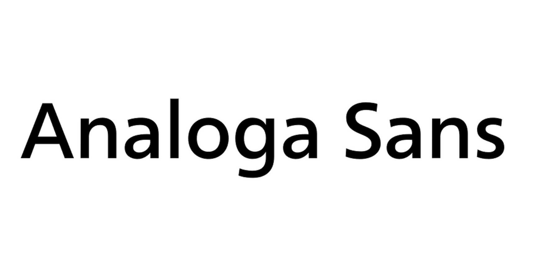 Analoga Sans in use - Fonts In Use