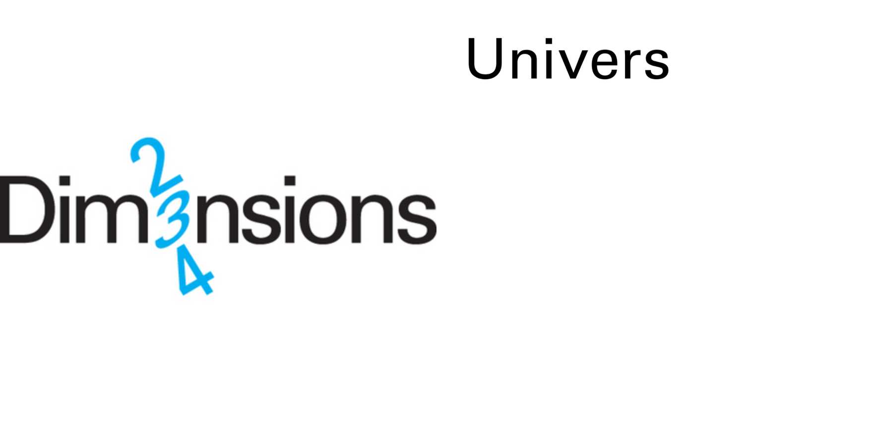 Dimensions - Fonts In Use