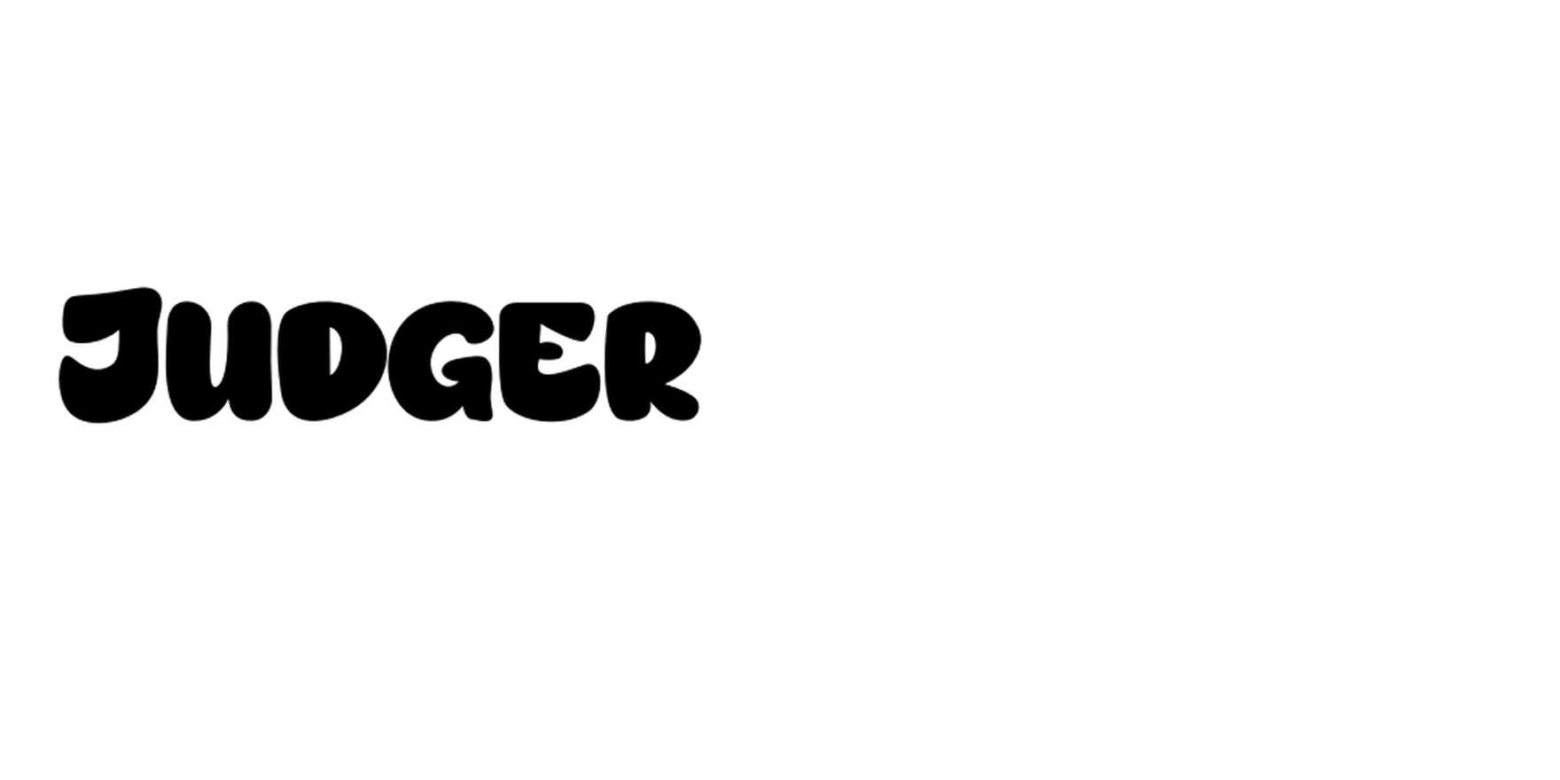 Judger in use - Fonts In Use