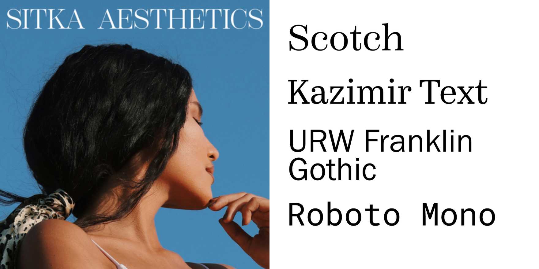 Sitka Aesthetics - Fonts In Use