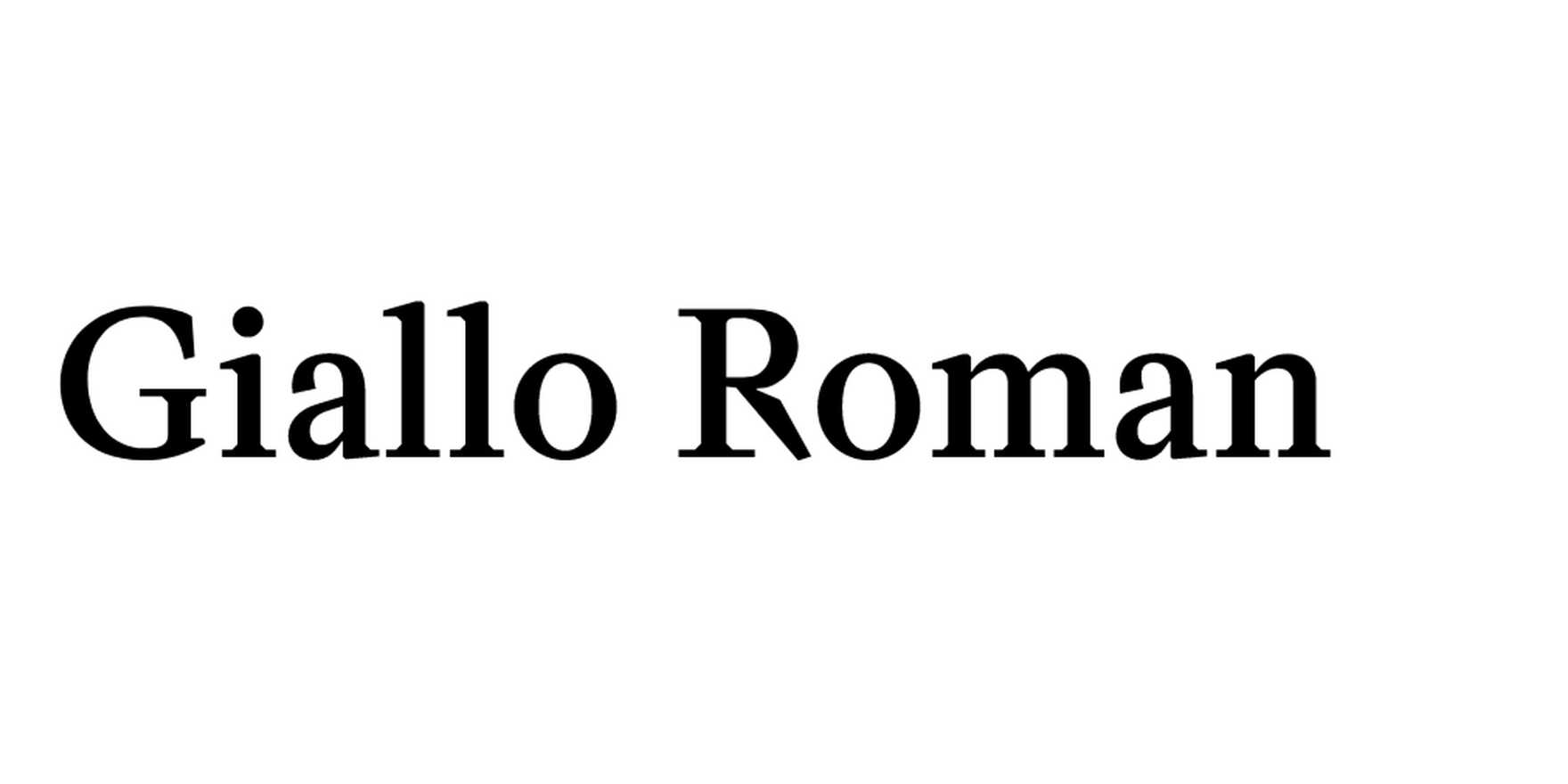 Giallo Roman in use - Fonts In Use