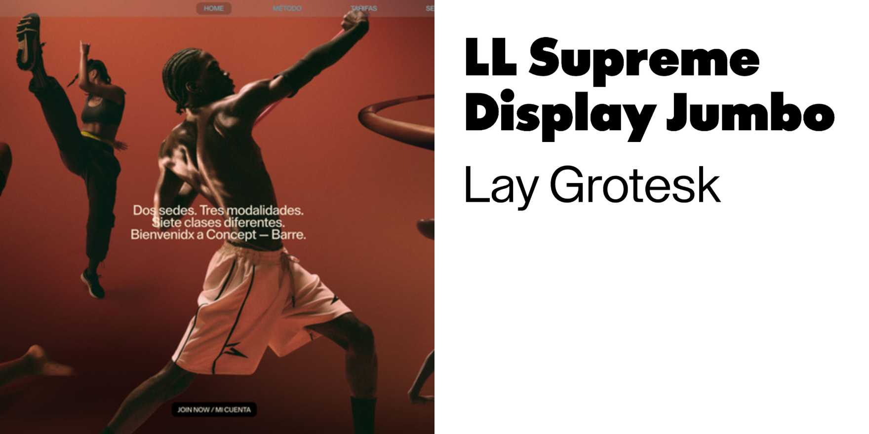 Concept Barre - Fonts In Use
