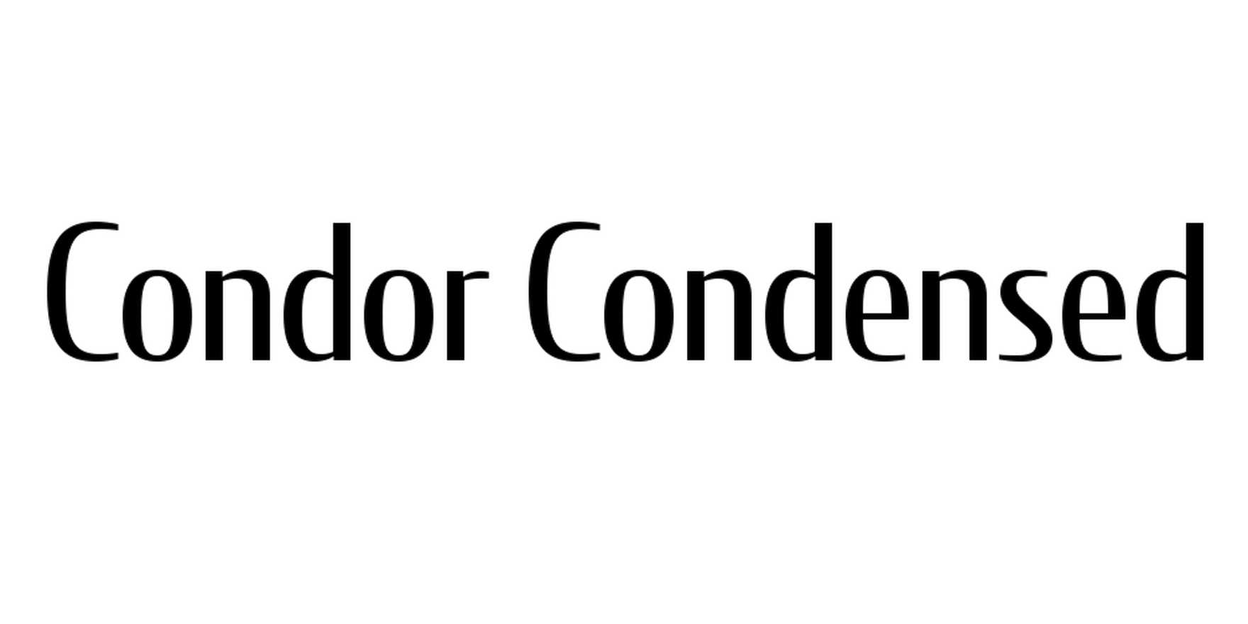 Condor Condensed in use - Fonts In Use