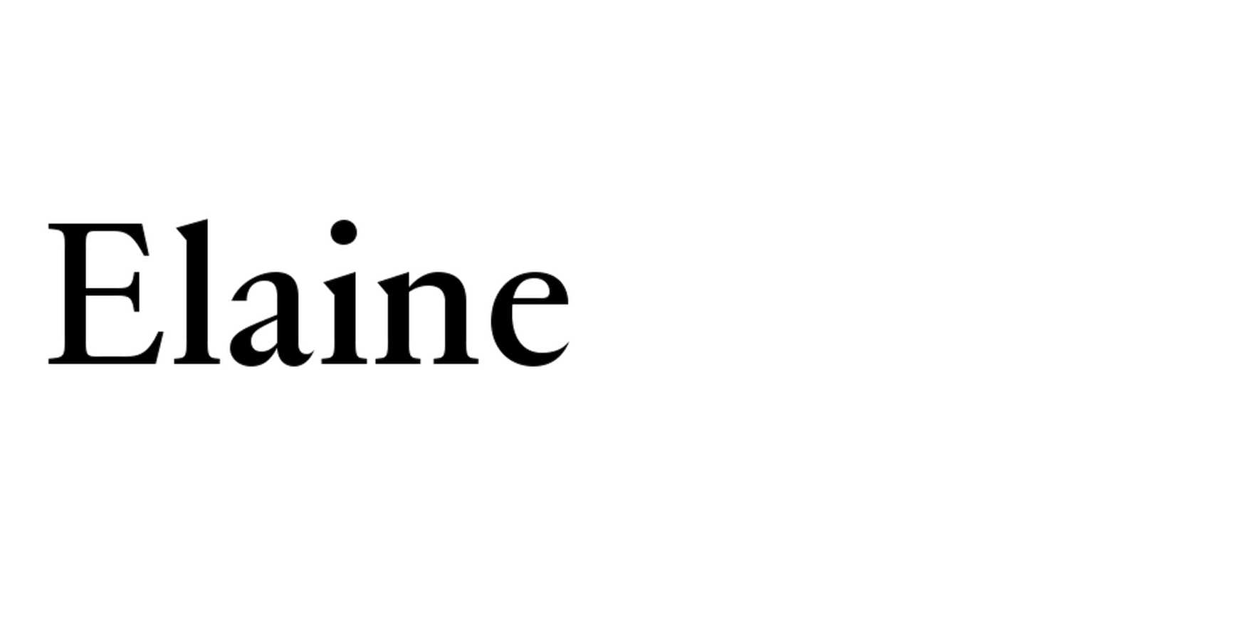 Elaine in use - Fonts In Use