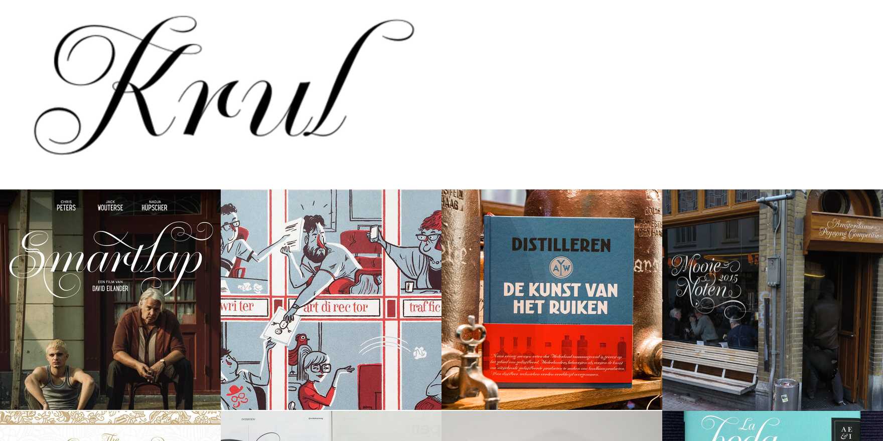 Krul in use - Fonts In Use