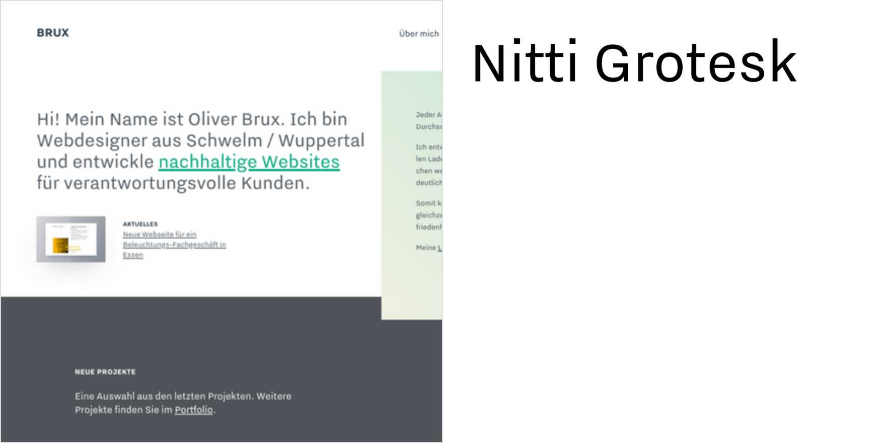 Büro Brux - Fonts In Use