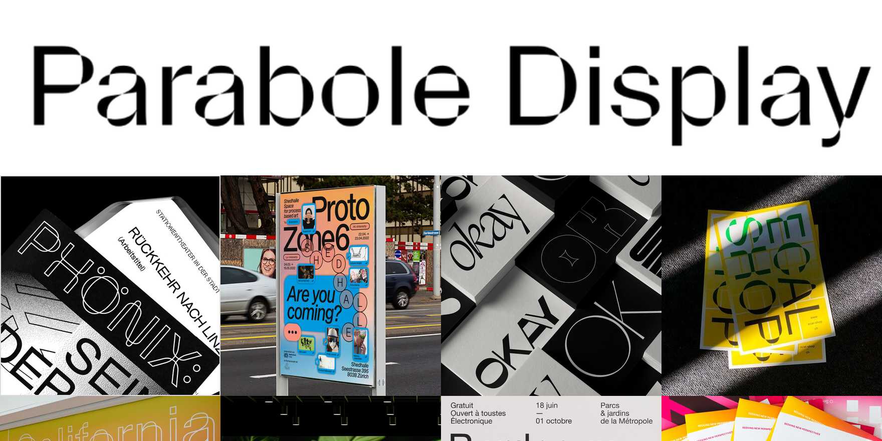 Parabole Display in use - Fonts In Use