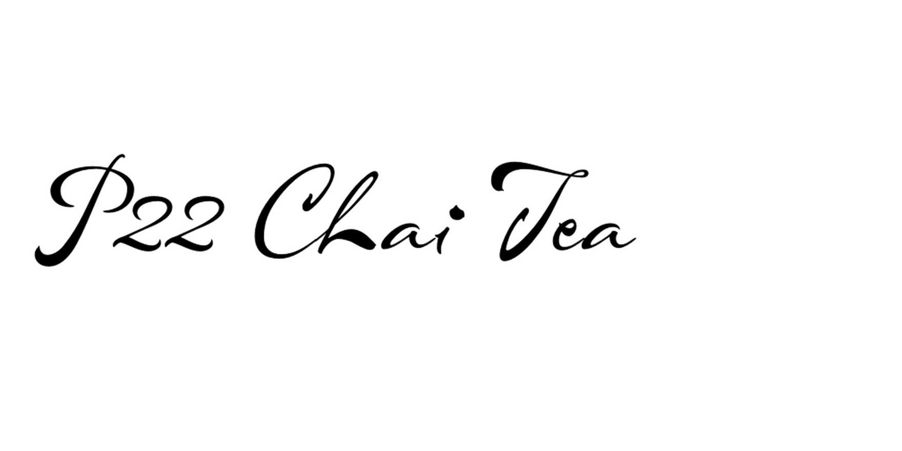 P22 Chai Tea in use - Fonts In Use