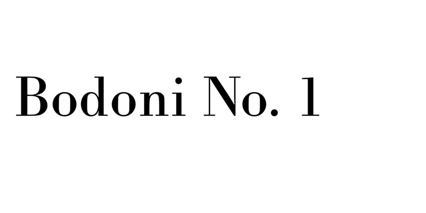 bodoni in use