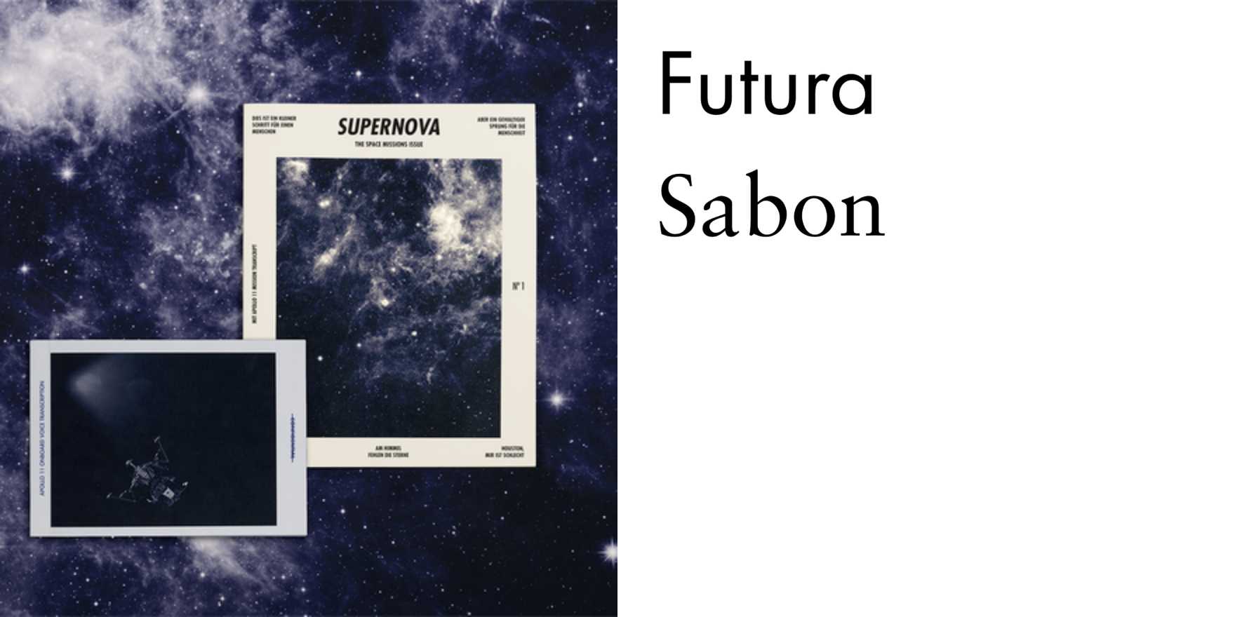 Supernova - Fonts In Use
