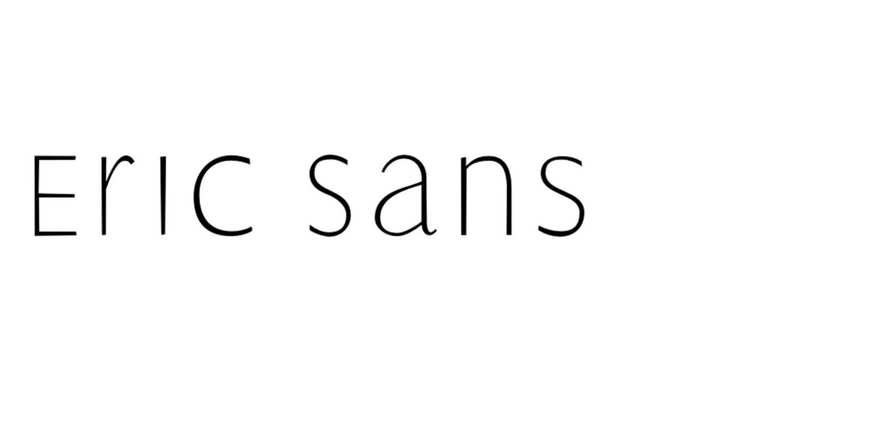 Eric Sans in use - Fonts In Use