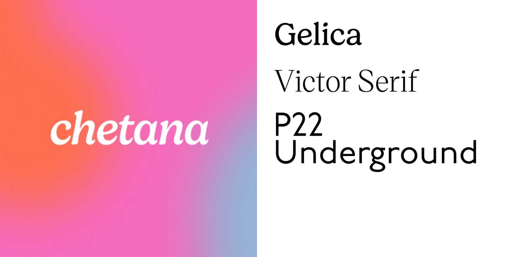 Chetana - Fonts In Use