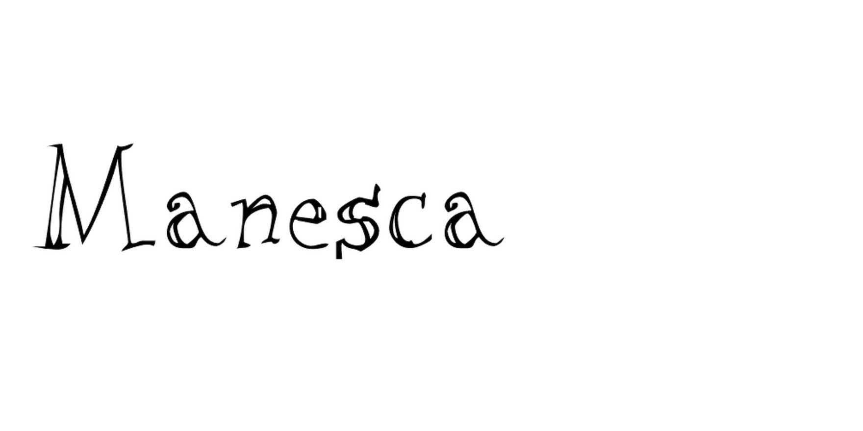 Manesca in use - Fonts In Use