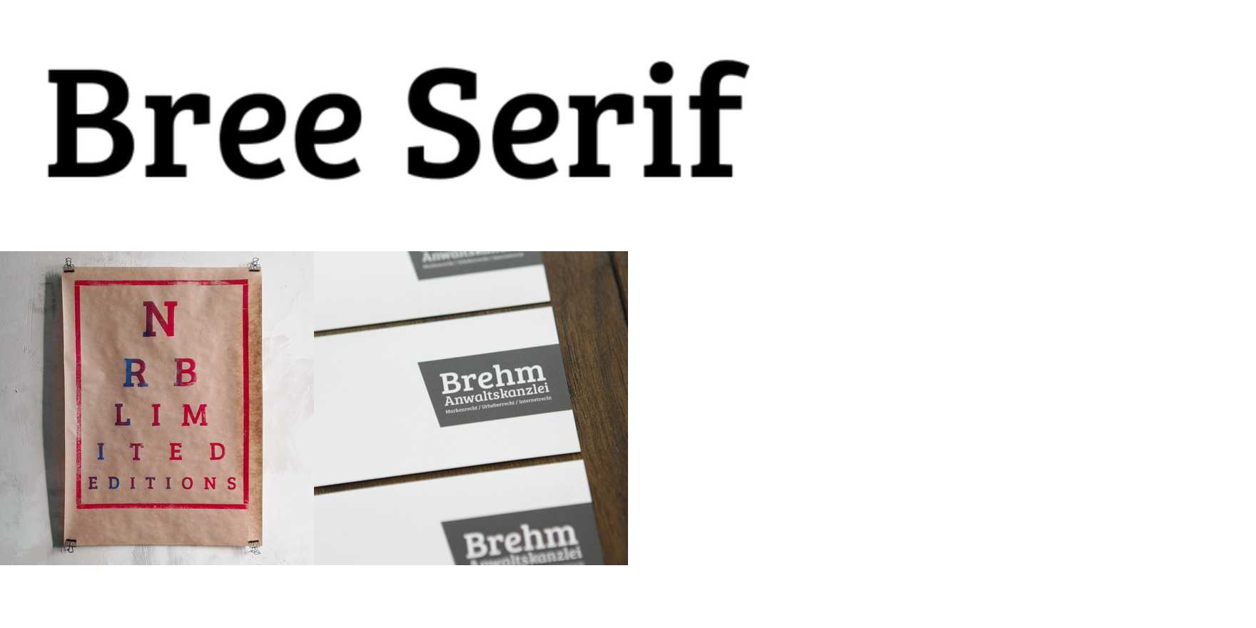 Bree Serif in use - Fonts In Use