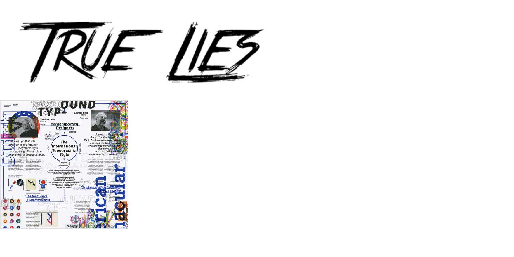 True Lies in use - Fonts In Use