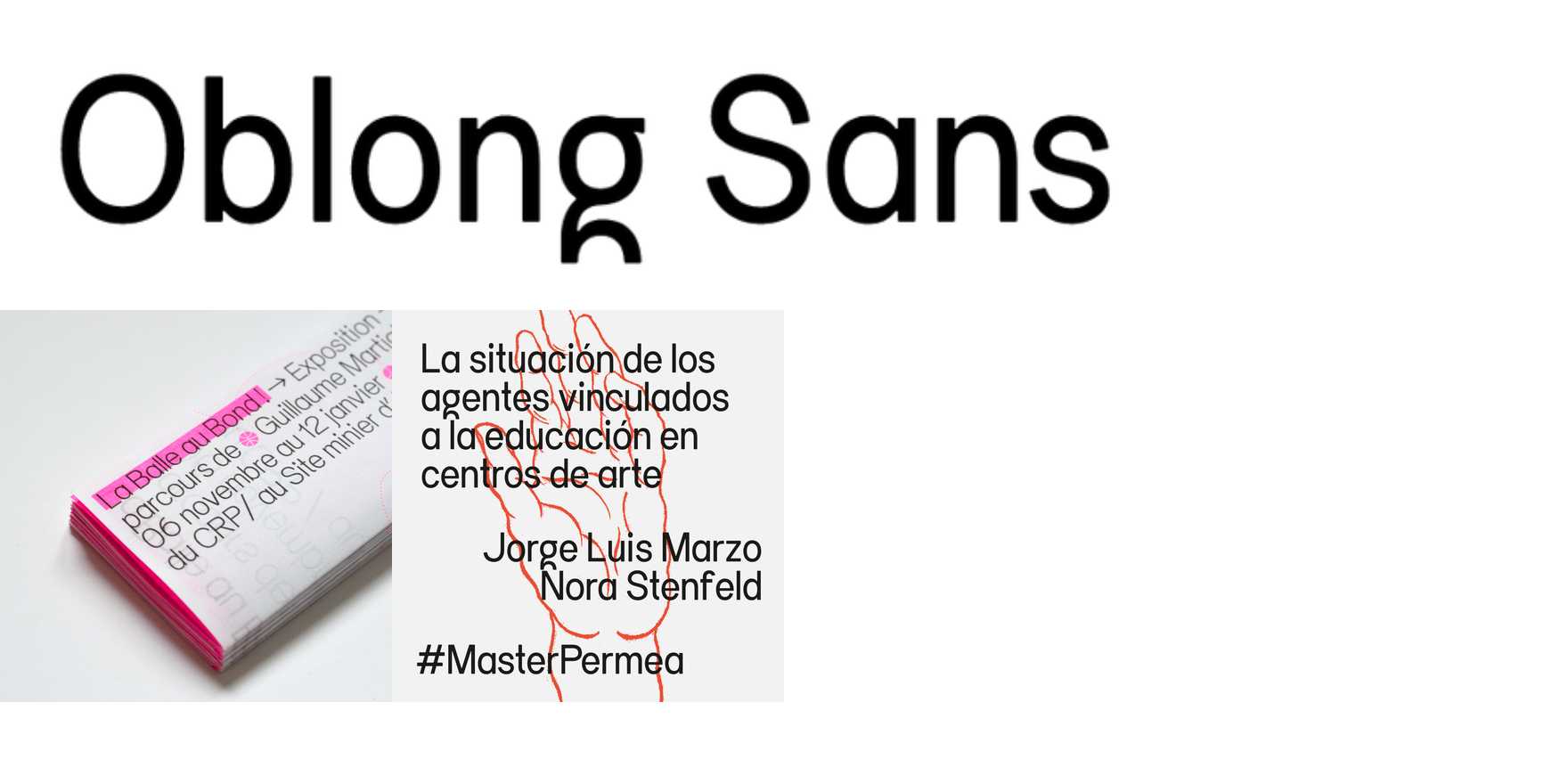 Oblong Sans in use - Fonts In Use