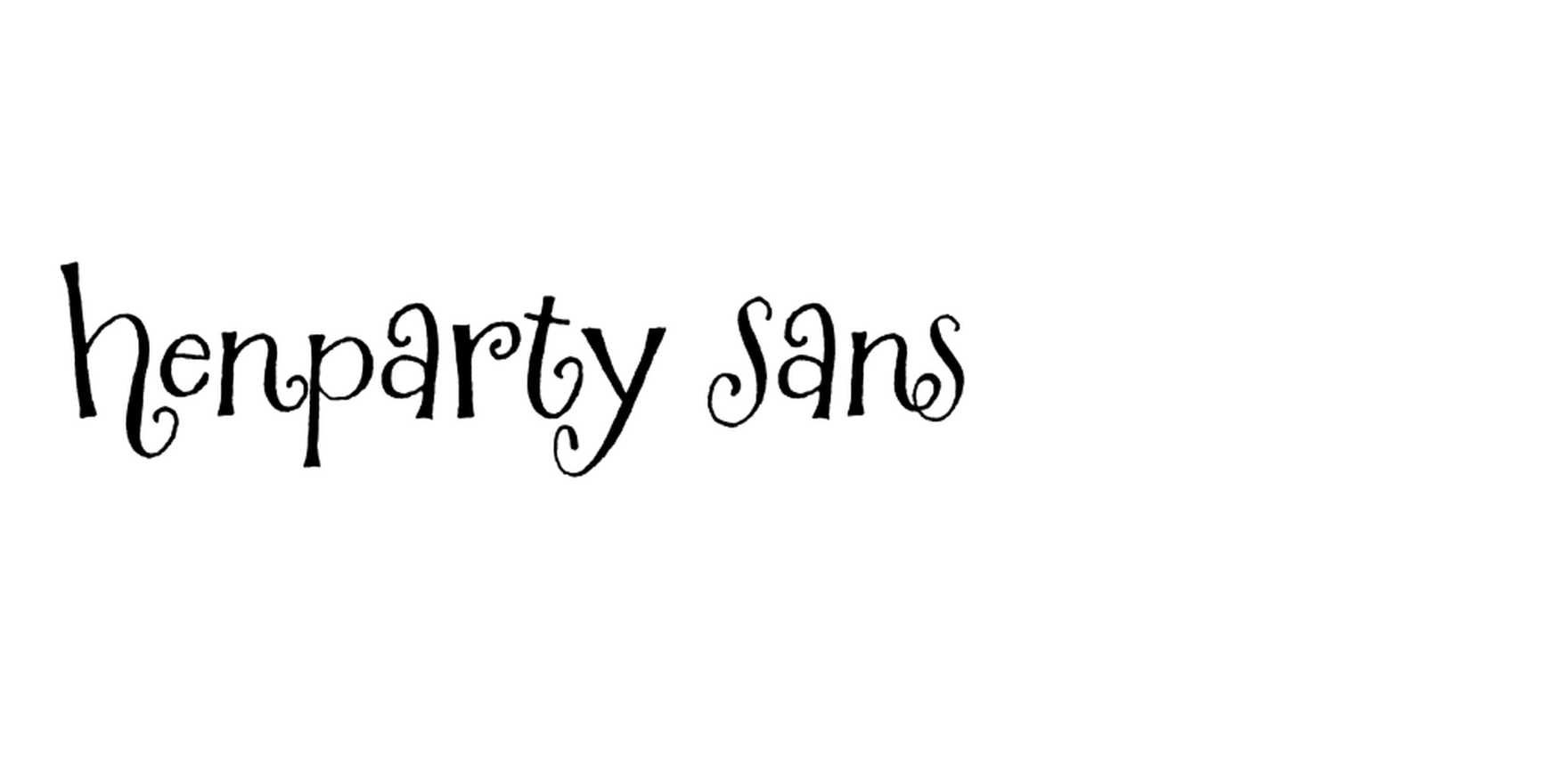 Henparty Sans in use - Fonts In Use