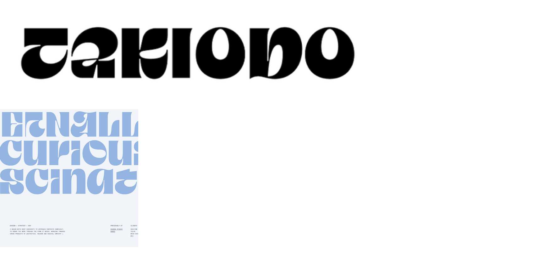 Taklobo in use - Fonts In Use
