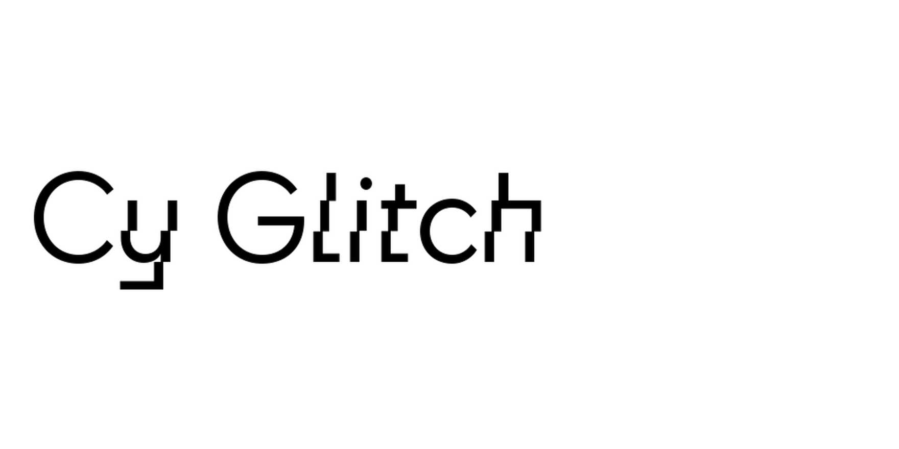 Cy Glitch in use - Fonts In Use