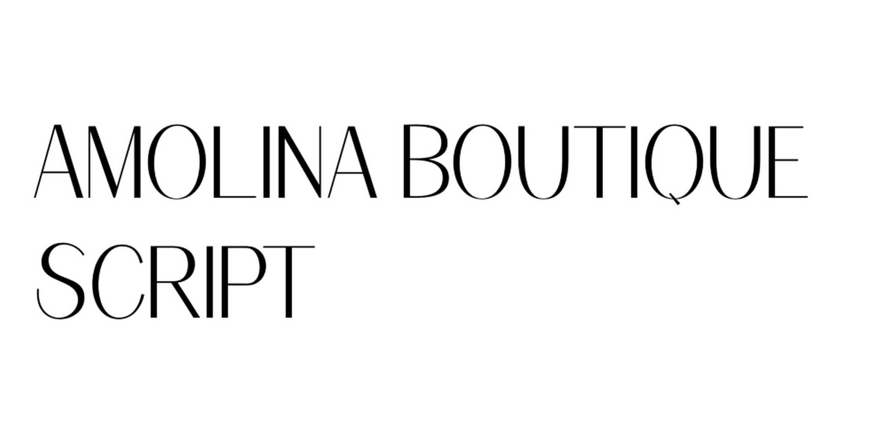 Amolina Boutique Script in use - Fonts In Use