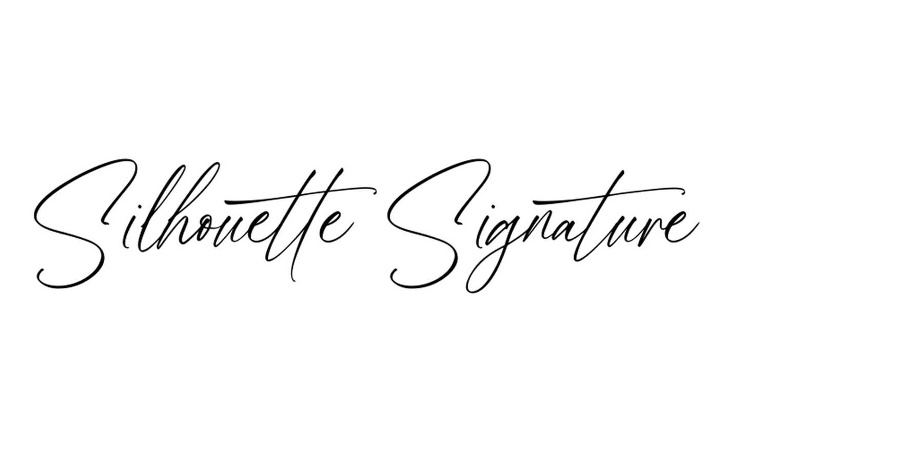 Silhouette Signature in use - Fonts In Use