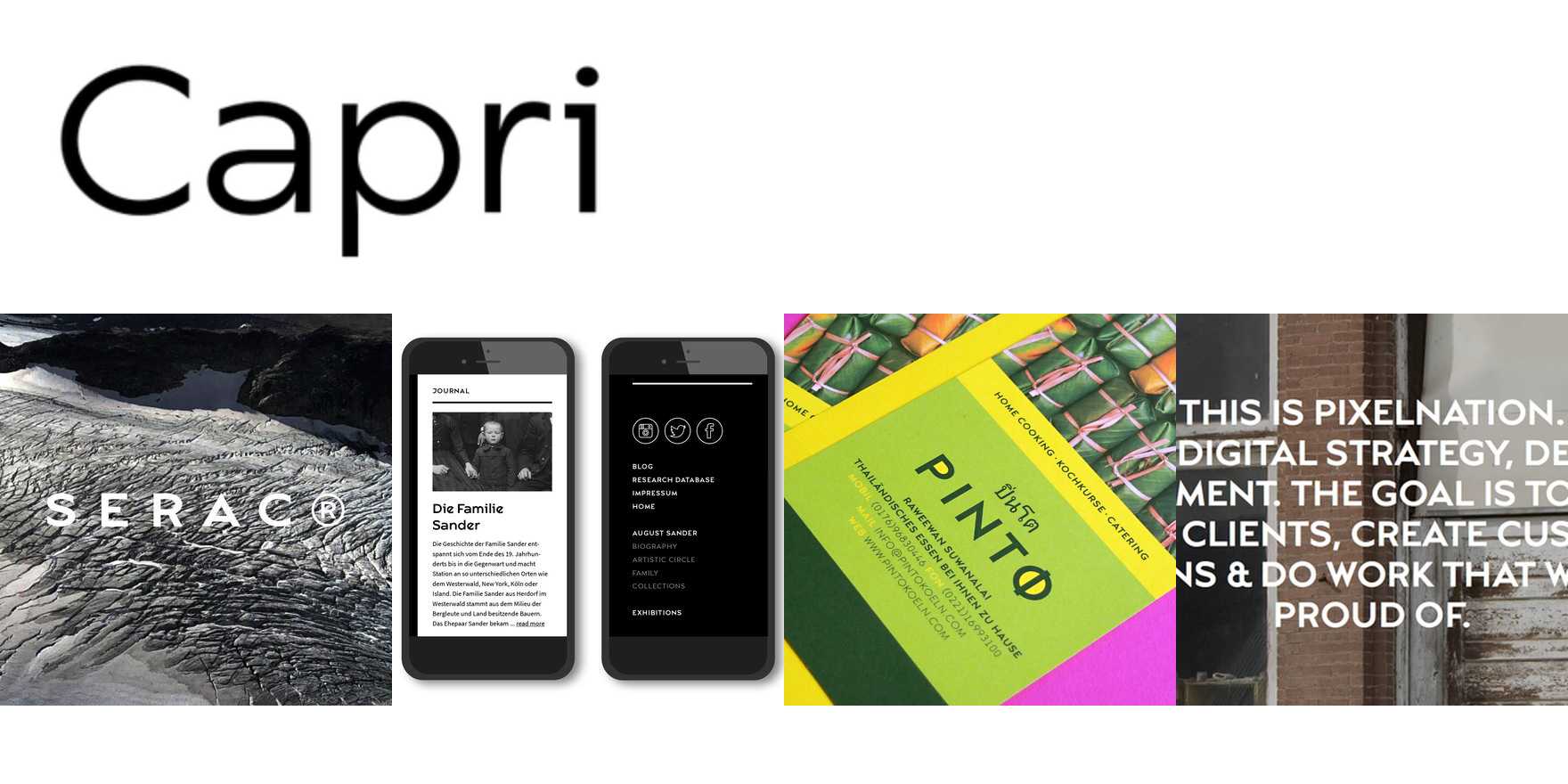 Capri in use - Fonts In Use