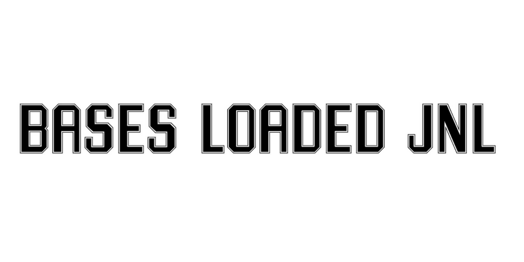 Bases Loaded JNL in use - Fonts In Use