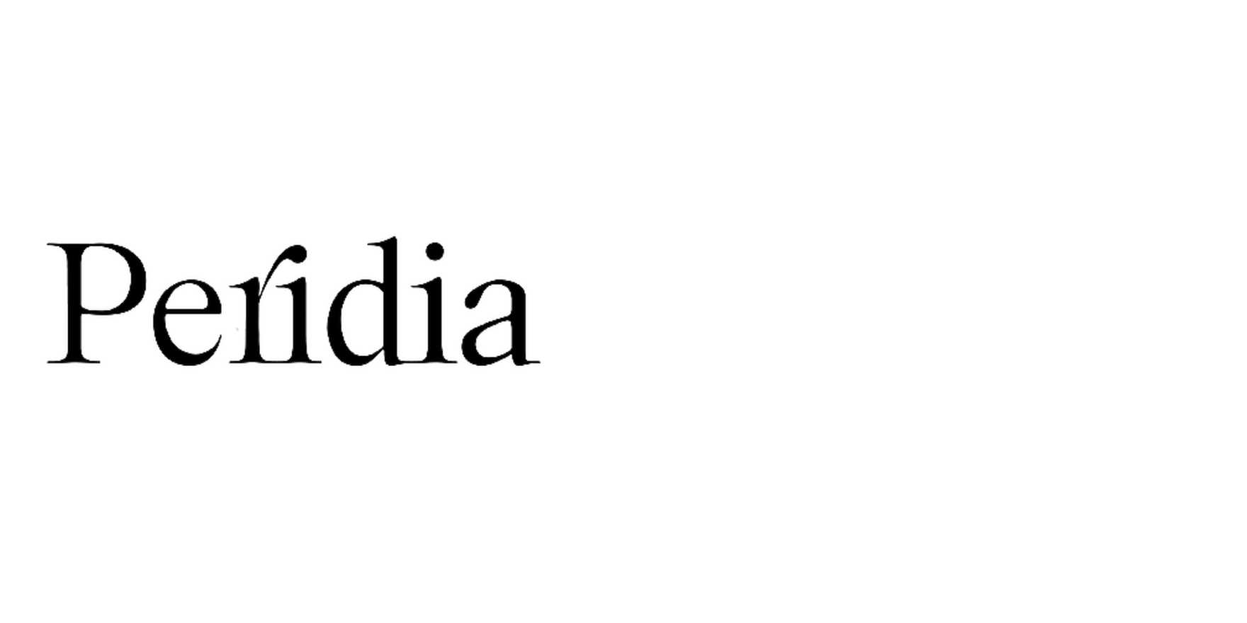Peridia in use - Fonts In Use