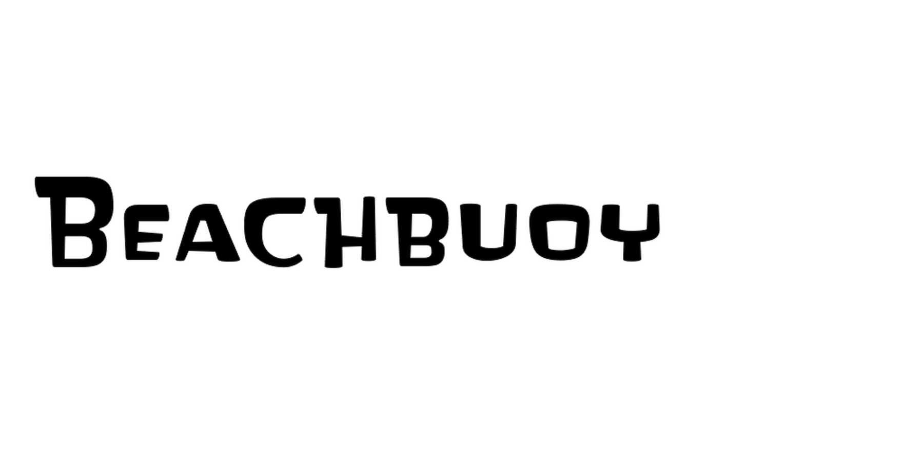 Beachbuoy in use - Fonts In Use