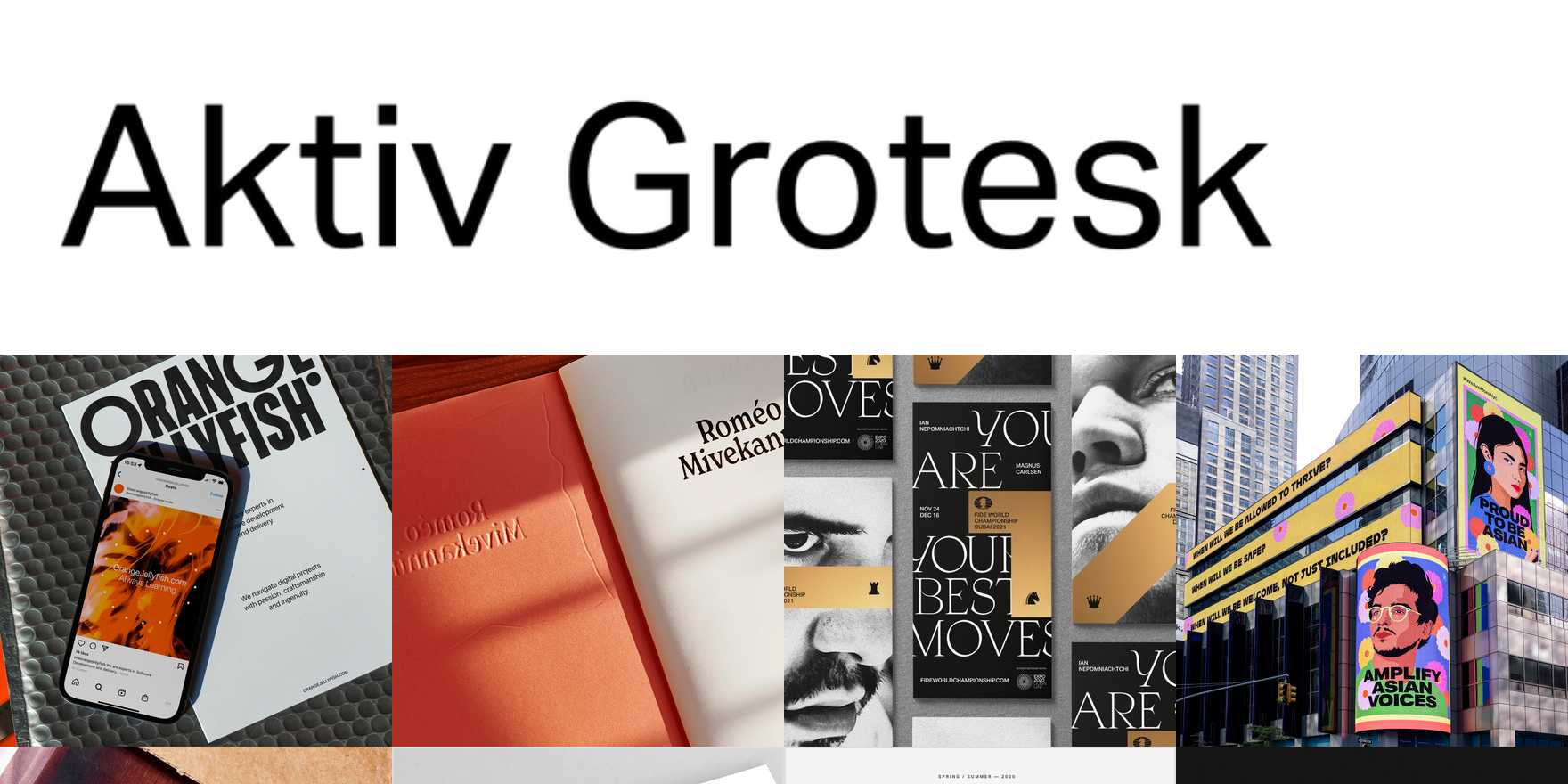 Aktiv Grotesk in use - Fonts In Use